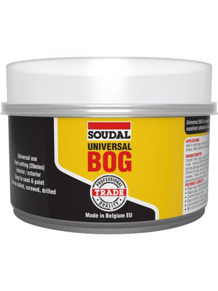 Buy Soudal Heavy Duty Universal Bog Filler Fast Curing Ivory 750g ...