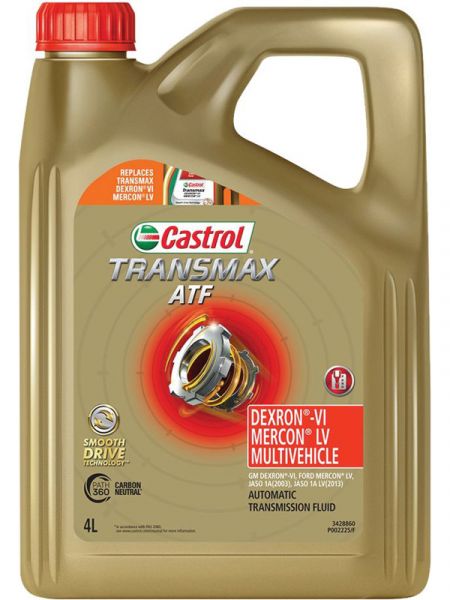 Buy Castrol Transmax Dexron Vi Mercon Lv Multi Vehicle 4L 3428860 ...