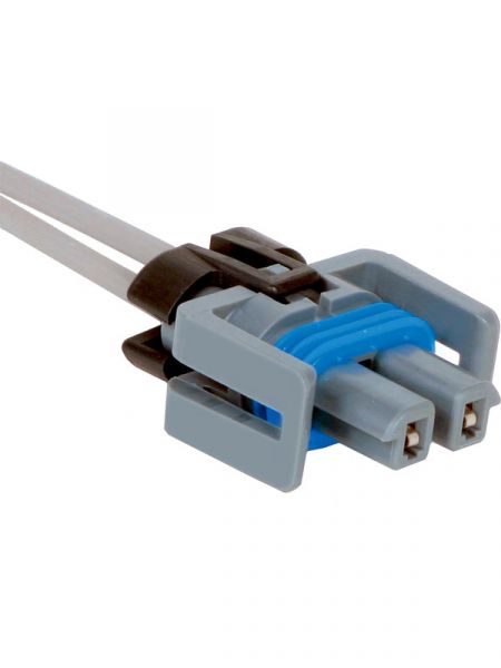 Buy AC Delco Wiring Harness Connector Replacement Male 2-pin Gray ...