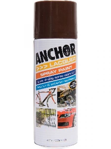 Buy Anchor Lacquer Paint Aerosol Spray Brown 300g 47860 Online | Rolan ...