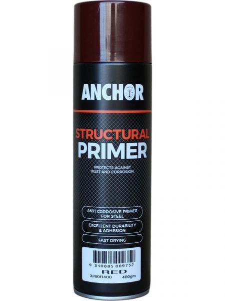 Buy Anchor Structural Primer Industrial Paint Red Aerosol Spray 400g ...