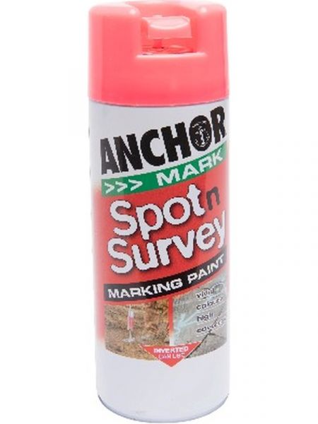 Buy Anchor Spot N Survey Marking Paint Aerosol Spray Red 350g AS13 ...