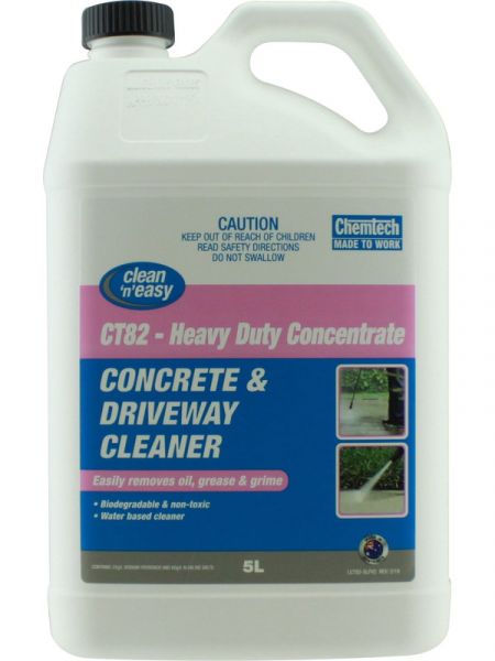 Buy Chemtech Clean N Easy CT82 Concrete & Driveway Cleaner 5L CT82-5L ...