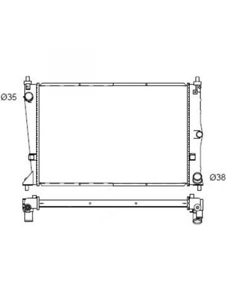 Buy Alcius Radiator RADF082A Online | Rolan Australia