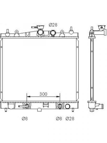 Buy Alcius Radiator RADN167A Online | Rolan Australia