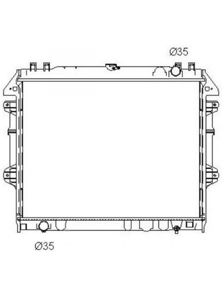 Buy Alcius Radiator RADT129A Online | Rolan Australia