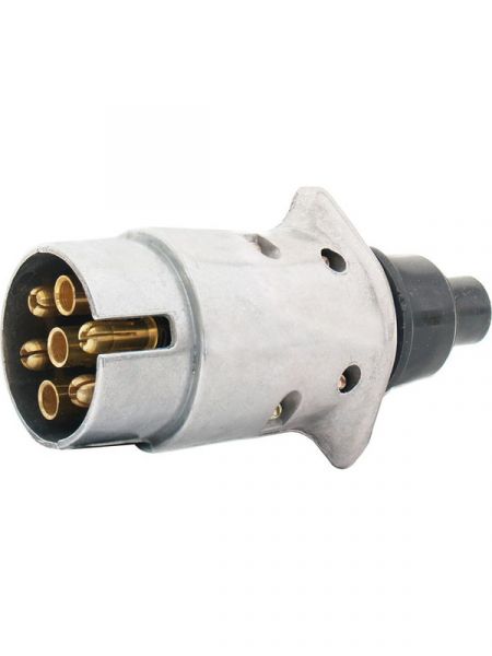 Buy Utilux Trailer Plug 7P Large Round Metal LV3009 Online | Rolan ...