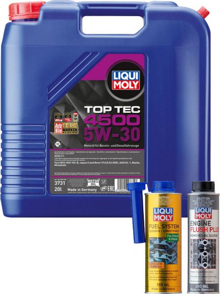 Buy Liqui Moly Top Tec 4500 5W-30 20L + Gold Service Kit RLK-LQM-117 ...