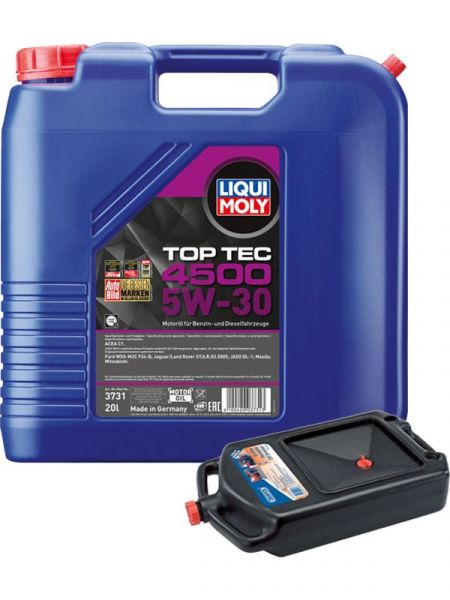 Buy LIQUI MOLY Top Tec 4500 5W-30 20L + 8L Drip Tray RLK-MIX-57 Online ...