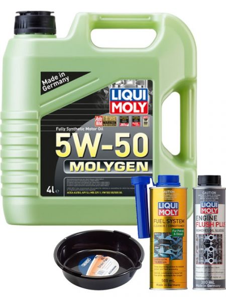 Buy LIQUI MOLY Molygen New Generation 5W-50 4L Gold Service Kit + 6L ...