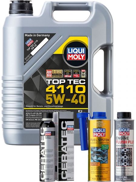 Buy Liqui Moly Top Tec 4110 5W-40 5L + Platinum Service Kit RLK-LQM-221 ...